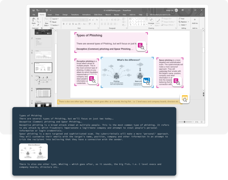Converting PowerPoint to courses using AI