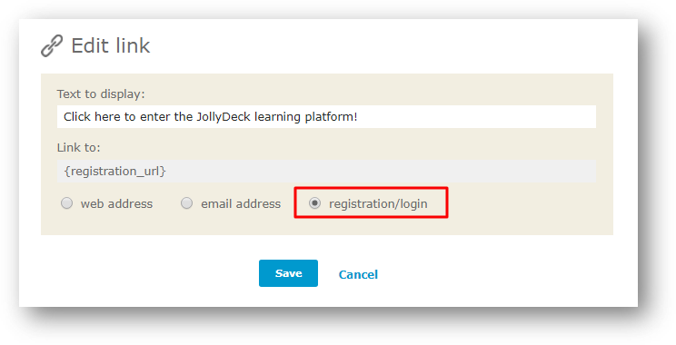 How do I create/send the personalised registration link to first-time ...